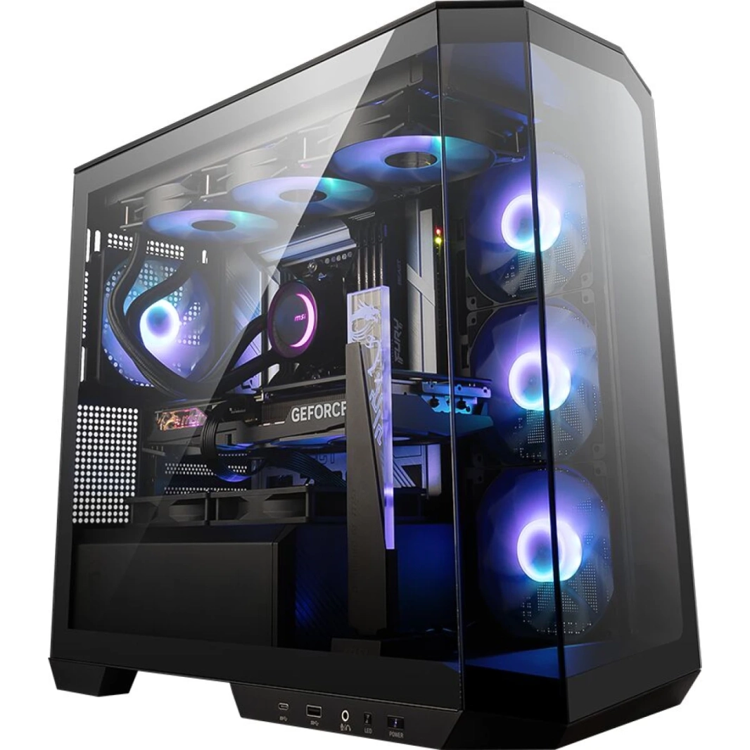 ICN.com : MSI MAG PANO M100R PZ Micro ATX دعم CASE Back-Connect 270 ...