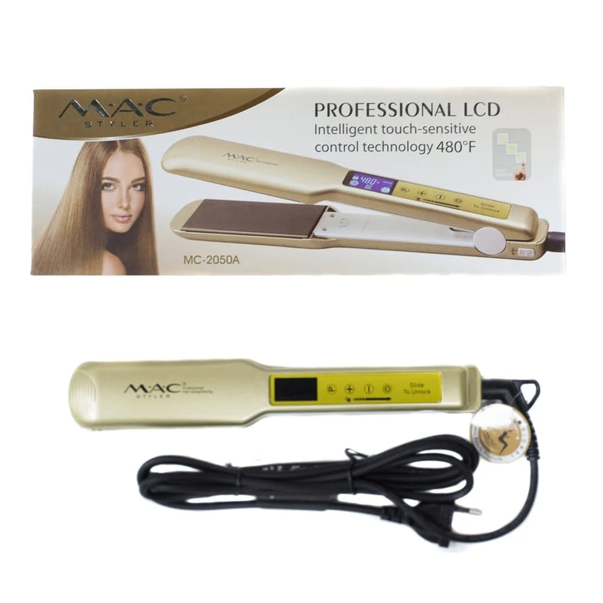 ICN.com : مكواة فرد الشعر MAC Styler Professional LCD ذات التحكم باللمس الذكي MC-2050A