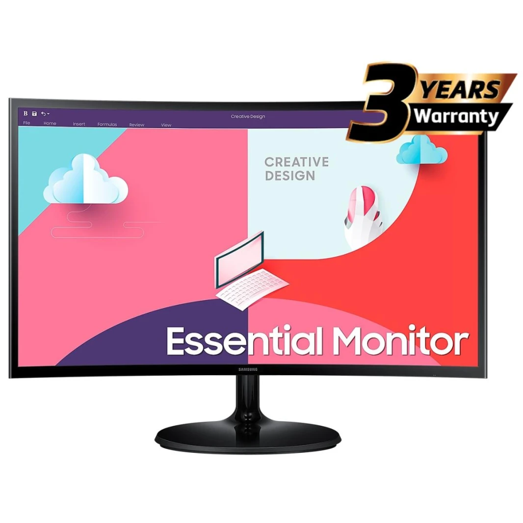 ICN.com : Samsung 24" (C360) Full-HD, VA Curved Monitor, 75Hz w/ AMD ...