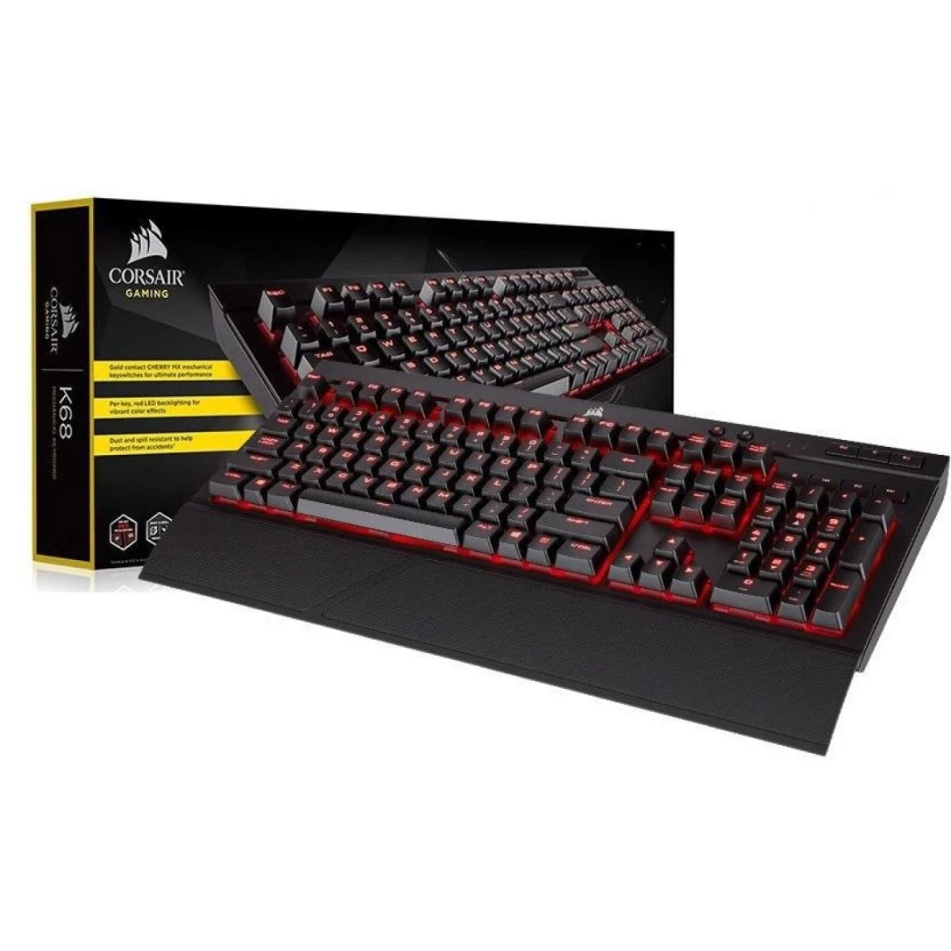 ICN.com : Corsair K68 Mechanical Gaming Keyboard Red LED CHERRY® MX Red ...