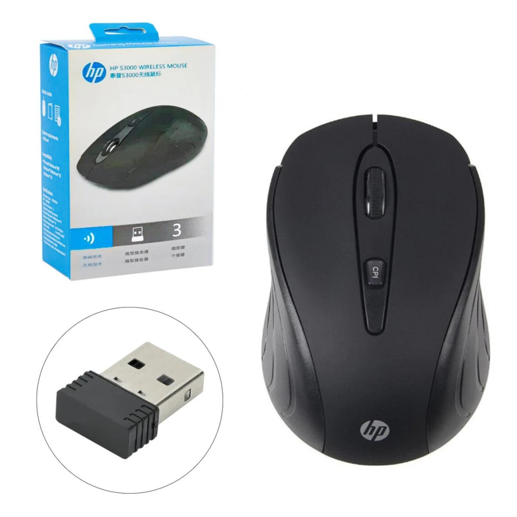 ICN.com : HP S3000 Wireless Mini Mouse 2000DPI CPI Adjustable Automatic ...