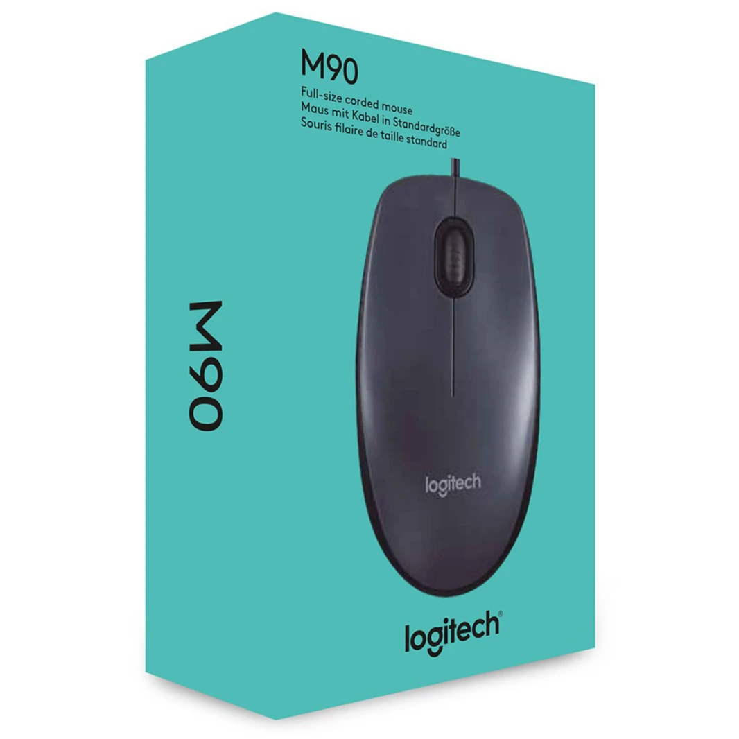 ICN.com : Logitech Mouse M90 High-Definition Optical Tracking (1000 DPI ...