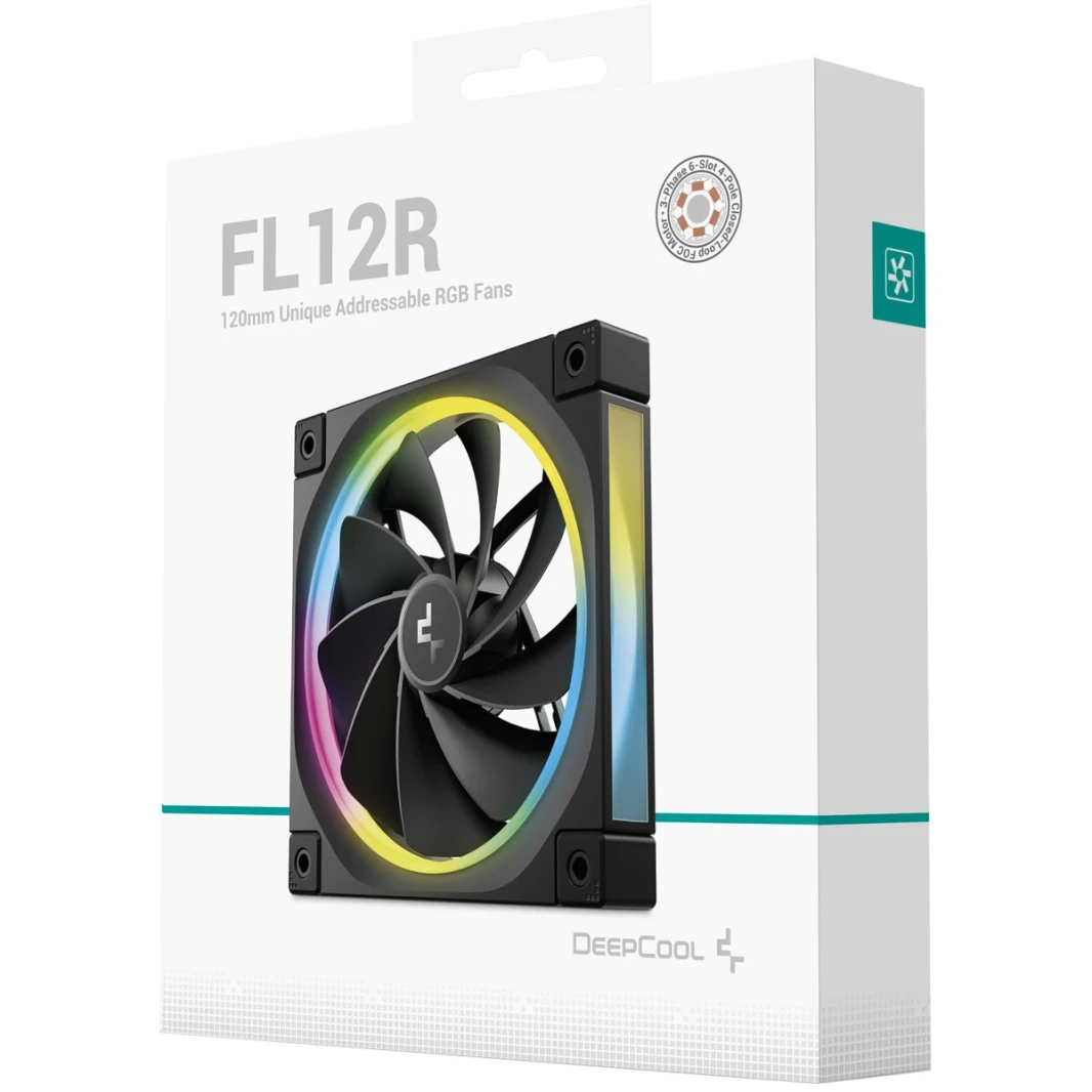 ICN.com : DeepCool FL12R Reversed Fan Blade 120mm Case Fans, 2150 RPM ...