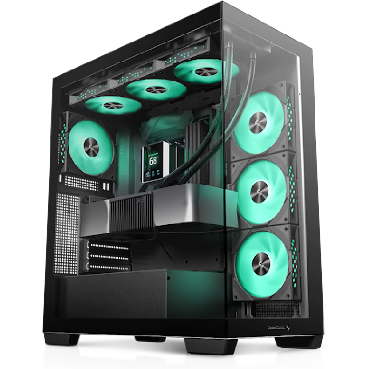 ICN.com : DeepCool CG580 4F Panoramic ATX Mid-Tower Case 4x Pre ...