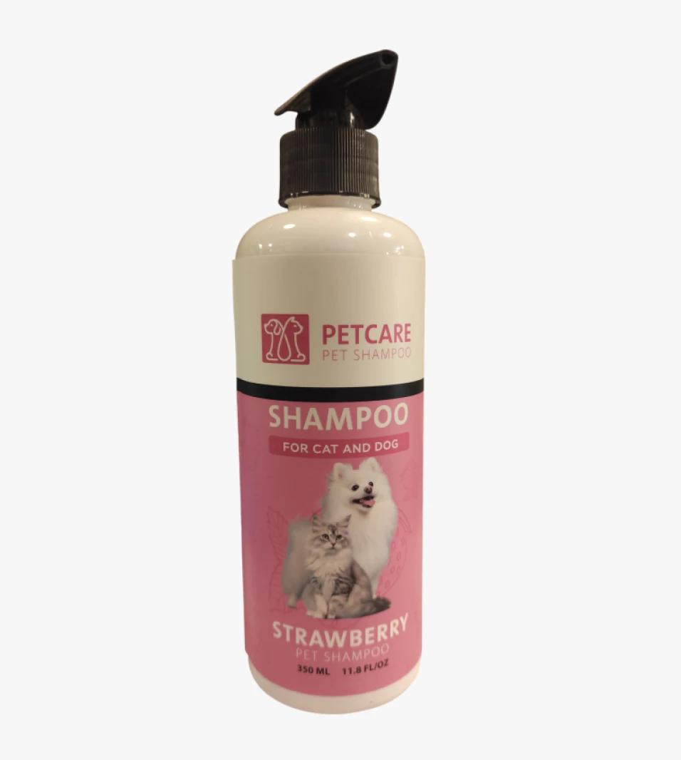 Pet Care Pet Shampoo Strawberry Scent Refreshing Clean Wash Designed ...