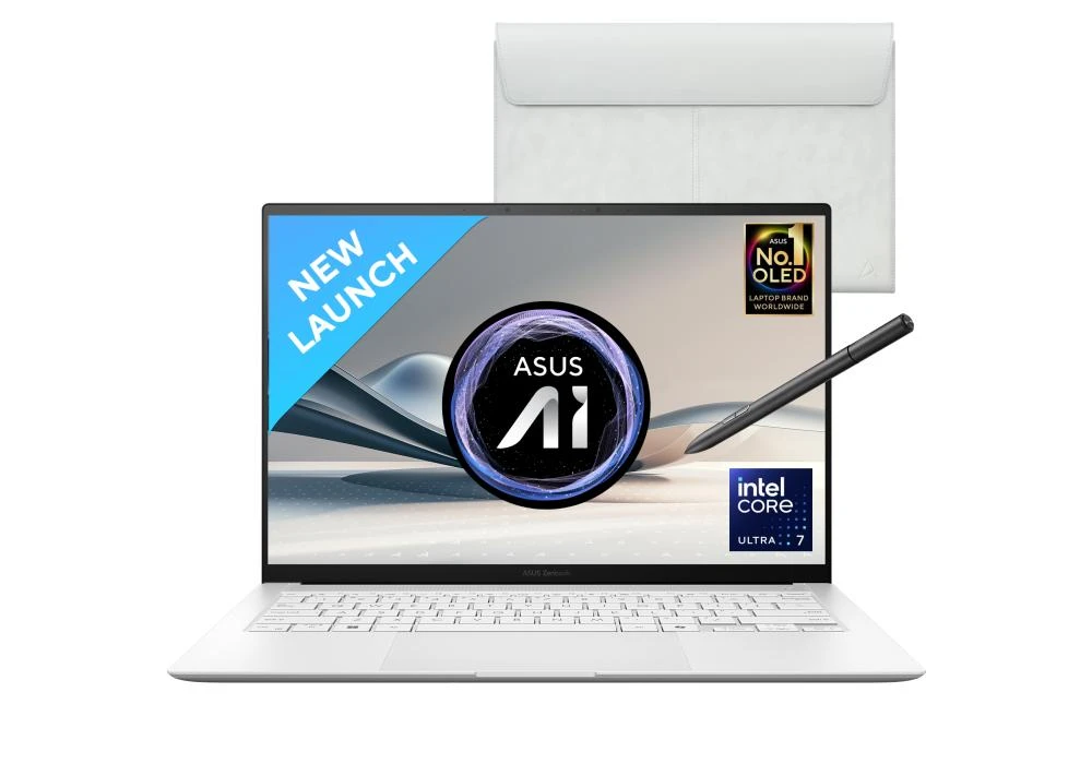 لابتوب ASUS Zenbook S 14 OLED - معالج Intel Core™ Ultra 7، شاشة OLED 3K ...